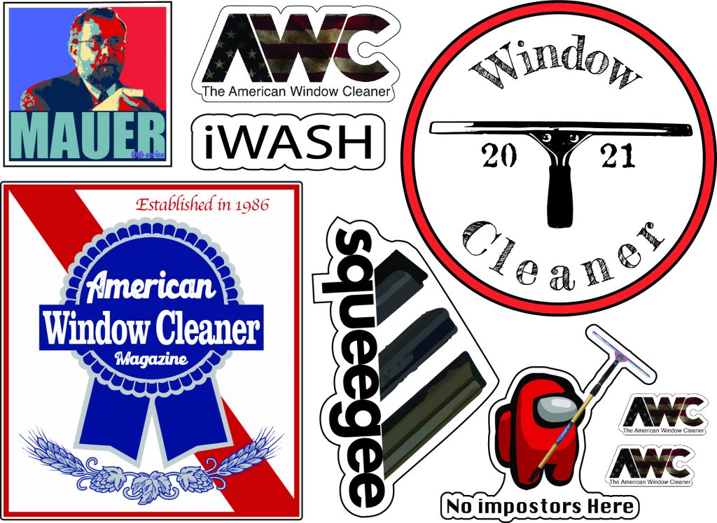 April 2021 Sticker Sheet - American Window Cleaner Magazine