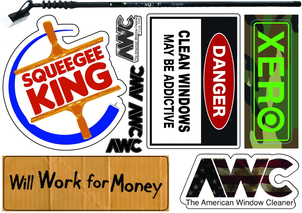 October 2021 Sticker Sheet - American Window Cleaner Magazine