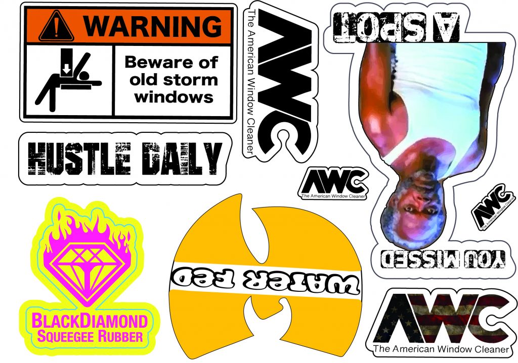 August 2021 Sticker Sheet - American Window Cleaner Magazine