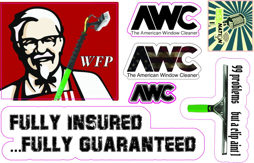 October 2022 Sticker Sheet - American Window Cleaner Magazine