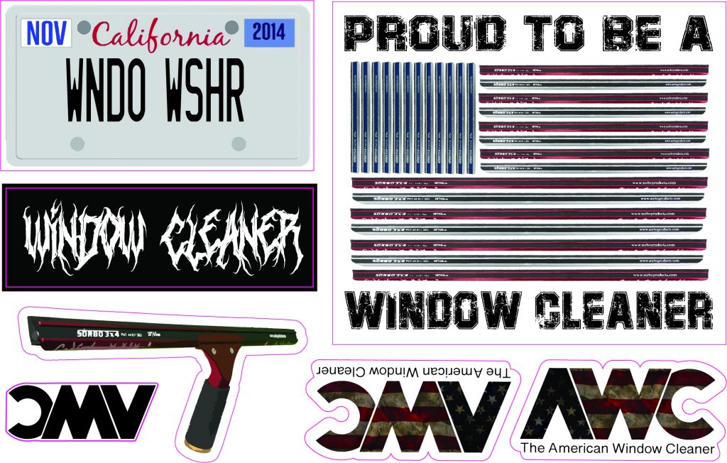 July 2023 Sticker Sheet - American Window Cleaner Magazine