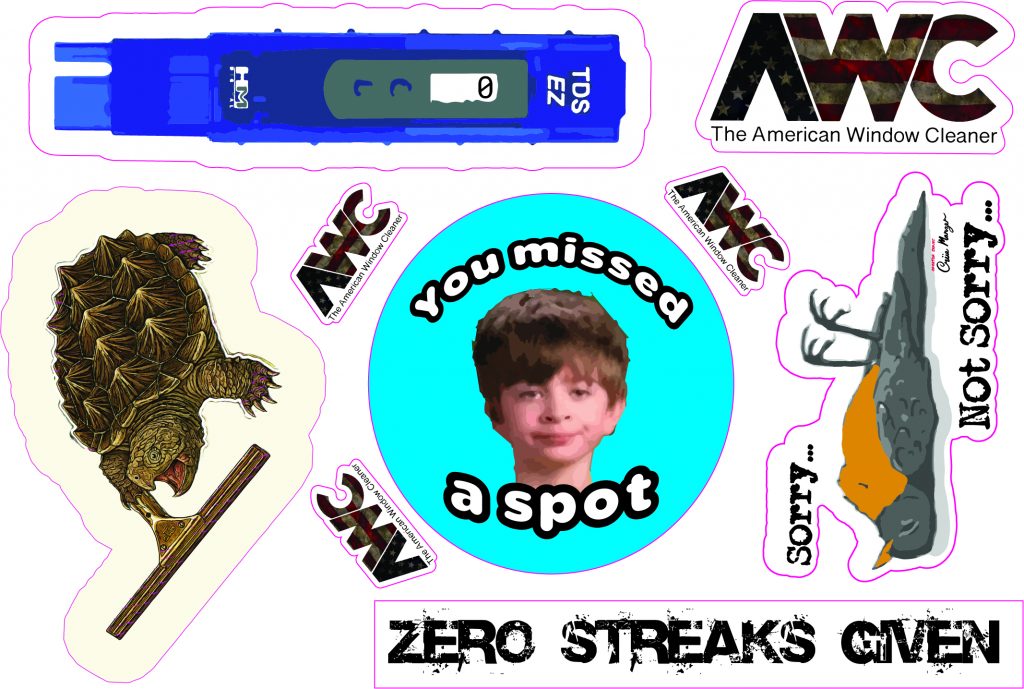 November 2025 - Sticker Sheet - American Window Cleaner Magazine